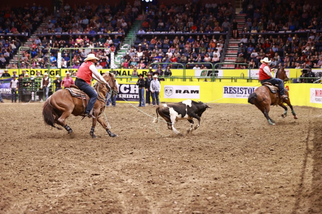 Carson Johnson's Heeling Captures CNFR Team Roping Title